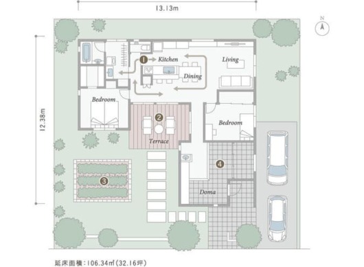 【パナソニックホームズ（パナホーム）の平屋】実例を交え間取りや価格を紹介 | 注文住宅ヘルプナビ